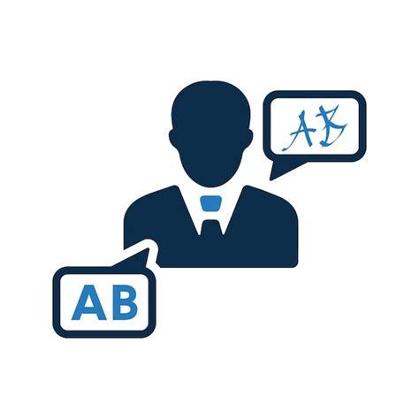 Premium Vector Language Translator Icon