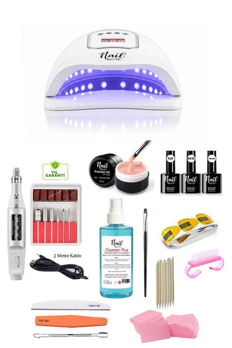 Nail Master Protez Tırnak Seti 150w Uv Lamba 1 599 00 Tl