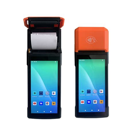 Handheld Touch Screen G WiFi Android Smart Mobile POS With Thermal Receipt Printer POS