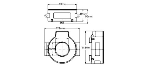 Oct Type Outdoor Waterproof Split Core Current Transformer Heyi