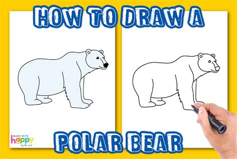 Polar Bear Drawing How To Draw A Polar Bear Face Plus Drawing Ideas