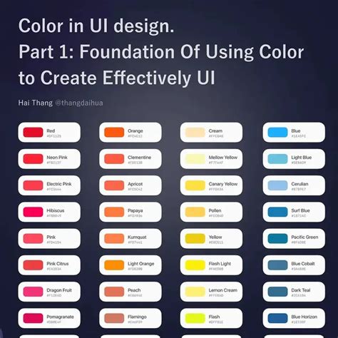 Ui 设计中的色彩 第 1 部分：使用色彩有效创建 Ui 的基础 知乎