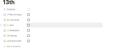 new to notion how to view all checkboxes in the table when viewing i ve got two extra