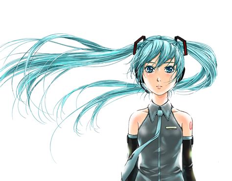 Hatsune Miku Vocaloid White Anime Wallpapers