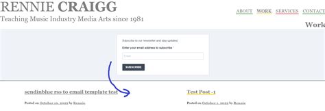 Work Blog Page Integration Of Sendinblue Subscribe By Email Form Html And Css Sitepoint