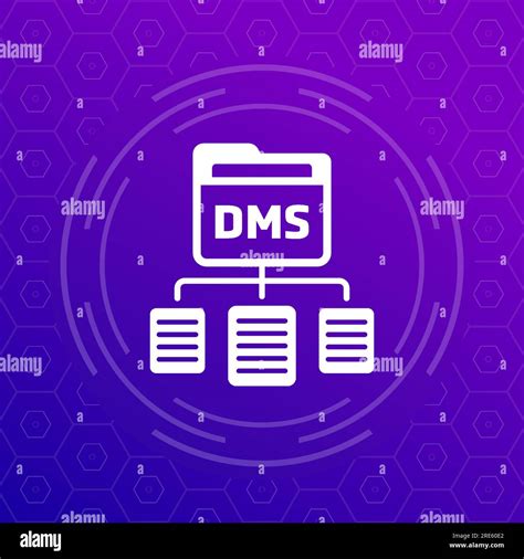 Dms Vector Icon Document Management System Stock Vector Image And Art Alamy