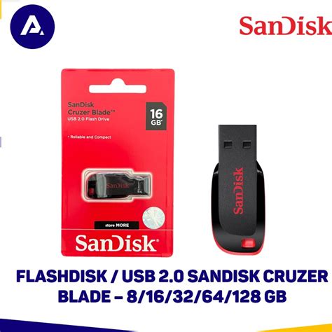 Jual New Flashdisk Sandisk Cruzer Blade Gb Gb Gb Gb Gb Usb Hitam Shopee Indonesia