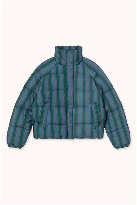 Striped Short Jacket Stone The Tiny Big Sister