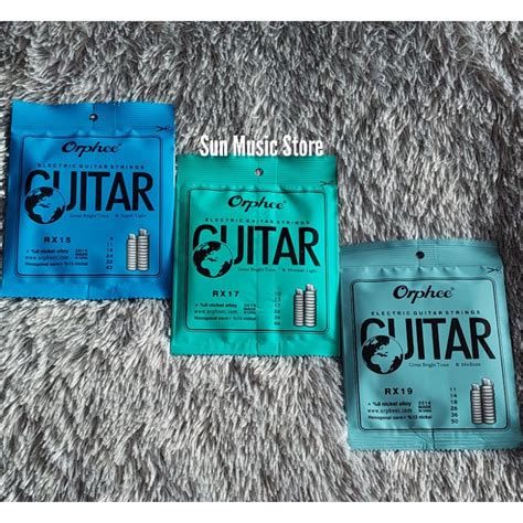 Original Orphee Electric Guitar Strings Rx15 Rx17 Rx19 Size 009 010 011 Original Orphee
