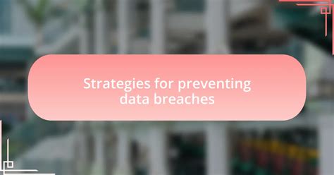 My Thoughts About Data Breaches