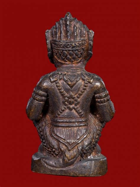 554 หนุมานทรงฤทธิ์เรืองเดช หลวงปู่คำบุ วัดกุดชมภู จ อุบลราชธานี เนื้อชนวน ก้นตอกโค๊ตอุดผงชาน