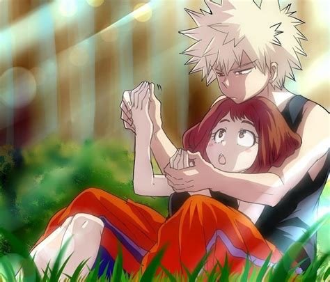 Bakugou Katsuki And Uraraka Ochako Anime Romance Hero Anime Love Couple