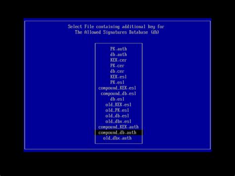 Usersakakisakakis Efi Install Guideconfiguring Secure Boot Gentoo Wiki
