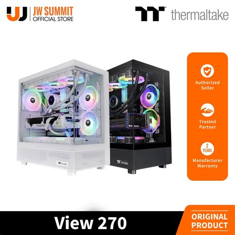 Thermaltake View 270 Tempered Glass Side Panel Argb Mid Tower Chassis