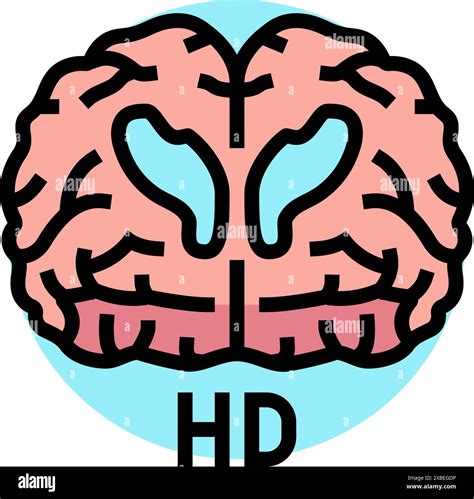 Huntingtons Disease Color Icon Vector Illustration Stock Vector Image And Art Alamy