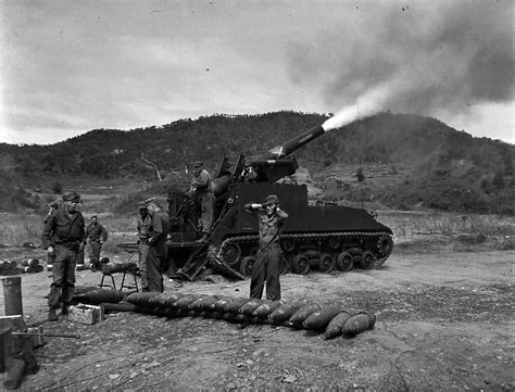 Us Army M41 ‘gorilla 155mm Self Propelled Howitzer On A 42′ Flat Car