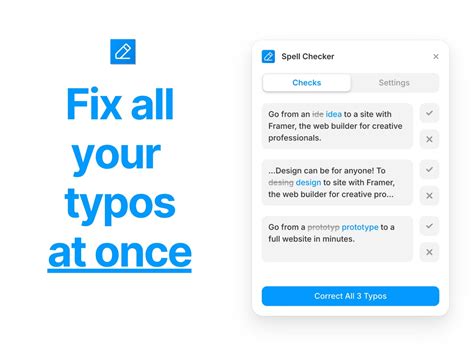 Spell Checker — Framer Marketplace