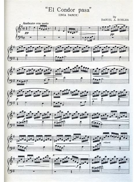 El Condor Pasa Partitura Pdf