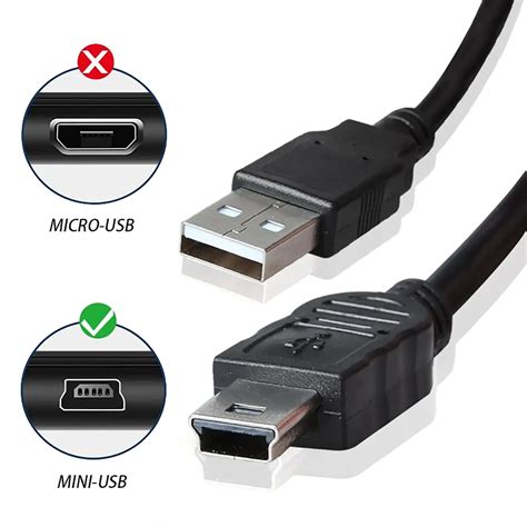 Mini Usb 2 0 Cable 5pin Mini Usb To Usb Fast Data Charger Cables For Mp3 