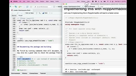 Using Rcpp In An R Package Is Easy Youtube