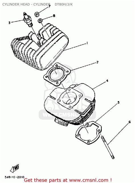 Yamaha Dt80 1983 D Usa Parts Lists And Schematics