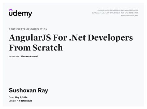 Angularjs Learning Udemy Dotnet Developers Sushovan Ray