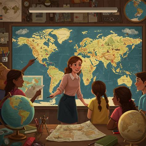 Classroom Animated Stock Illustrations 2606 Classroom Animated Stock