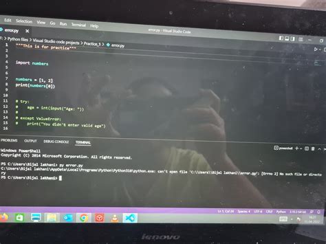 Error Of No Such File Python Code With Mosh Forum