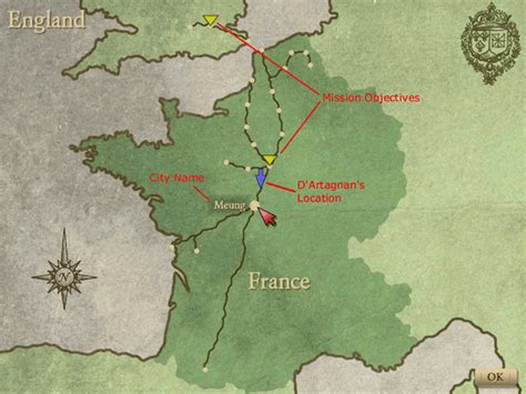 Map The Three Musketeers The Game Instructions