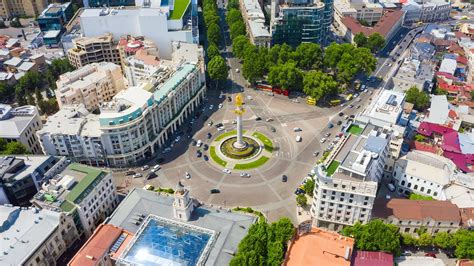 Liberty Freedom Square In Tbilisi Georgia Georgia Travel