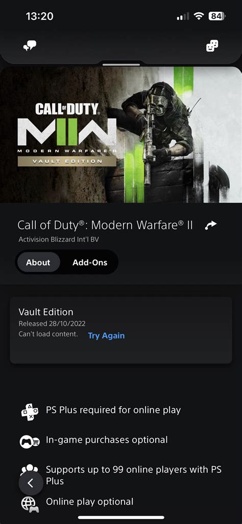 No Price Details Shown For Cod Mw2 A Me Issue Or A Ps Issue R Playstation