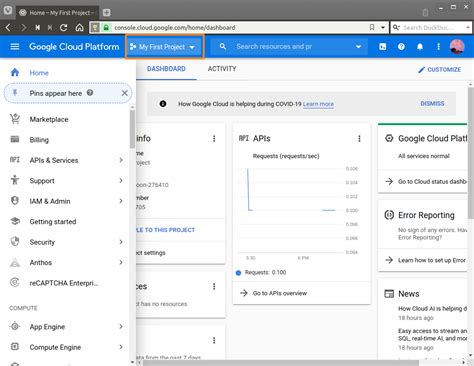 How To Create A Google Cloud Platform Project Global Cloud Platforms