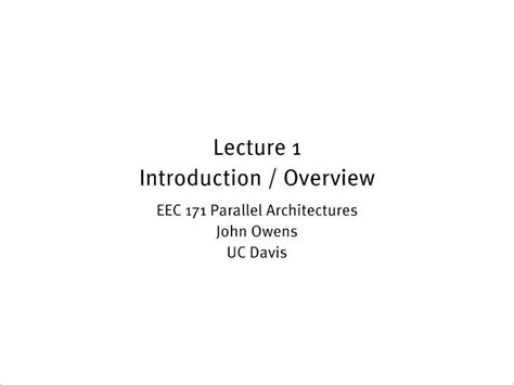 pdf lecture 1 introduction overview dokumen tips