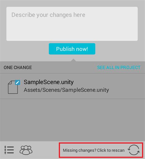 Unity Manual Setting Up Unity Collaborate