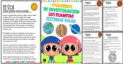Hojas De Trabajo Y Actividades Imprimibles Del Sistema Solar