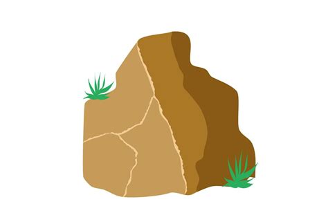 Stone Grass 1 30715292 Vector Art At Vecteezy