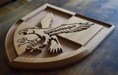 Carved Military Display Plaque