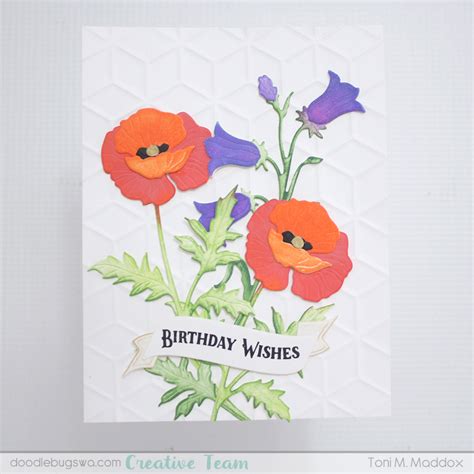 Doodlebugs Multi Layer Floral Dies