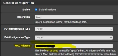 Changing MAC Address Of VLANS On To Obtain Multiple IPs Via DHCP Netgate Forum