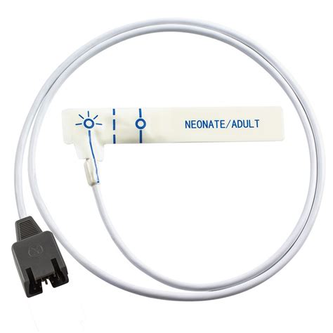 White Foam Pediatric Disposable Spo2 Sensor Db9 9pin For Rad 7 Rad 8 85cm