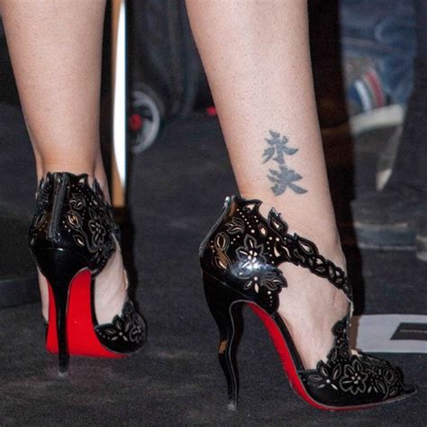 Celebrity Ankle Tattoos