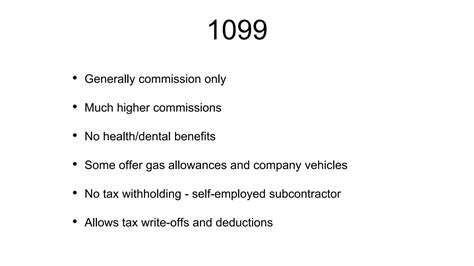 W2 Vs 1099 Pptx Personal Taxes Personal Finance