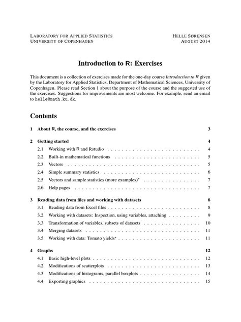 Exercises Pdf Regression Analysis Errors And Residuals
