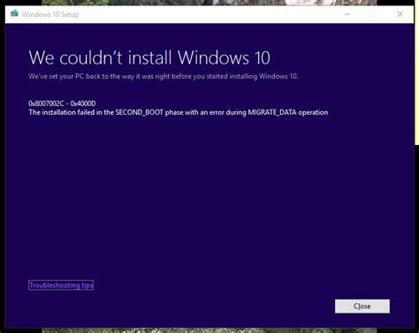 Windows 10 Fall Update Fails Via Windows Update Media Creation Tool