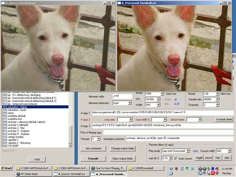 En Masse ~ Batch Processor For Videos Previewing Ffmpeg Filters