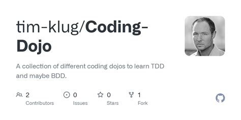 Github Tim Klugcoding Dojo A Collection Of Different Coding Dojos