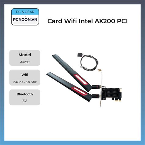 Card Mạng Intel Ax200 Wi Fi 6 Pcngon