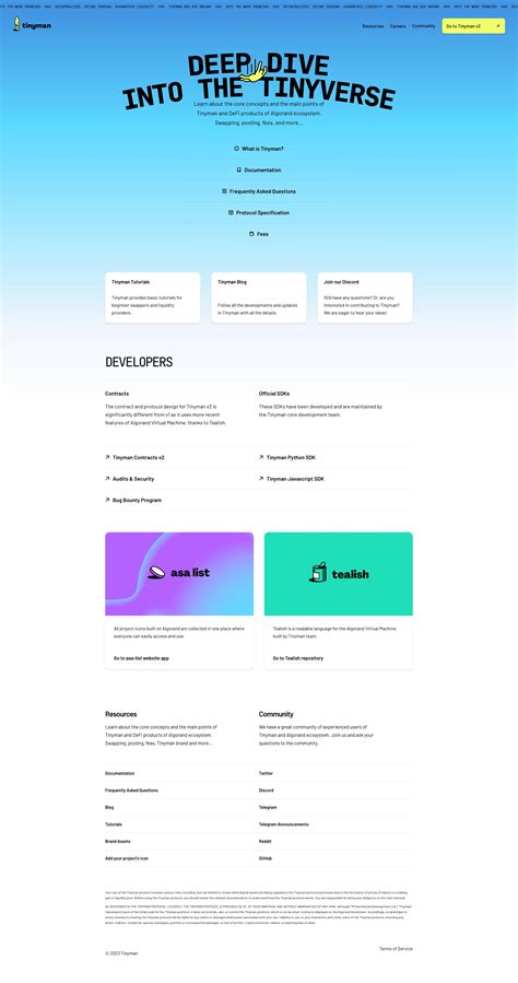 Tinyman Website Design Lapa Ninja