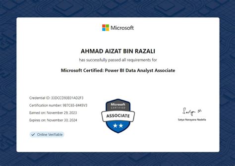 Powerbi Dataanalyst Certificationjourney Aizat Razali 10 Comments