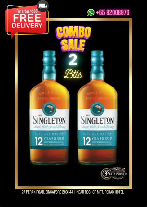 The Singleton 12 Yo Whisky 2 Bottles Combo Lazada Singapore